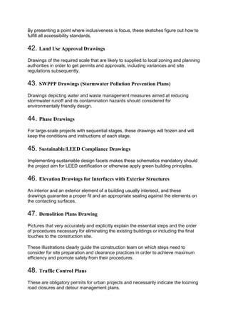 54 Types of Construction Drawings: A Useful Guide | PDF