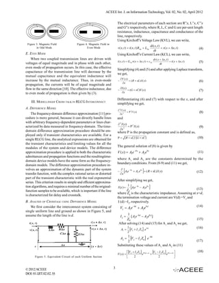 Modelling of Crosstalk and Delay for Distributed RLCG On-Chip Interconnects For Ramp Input | PDF ...