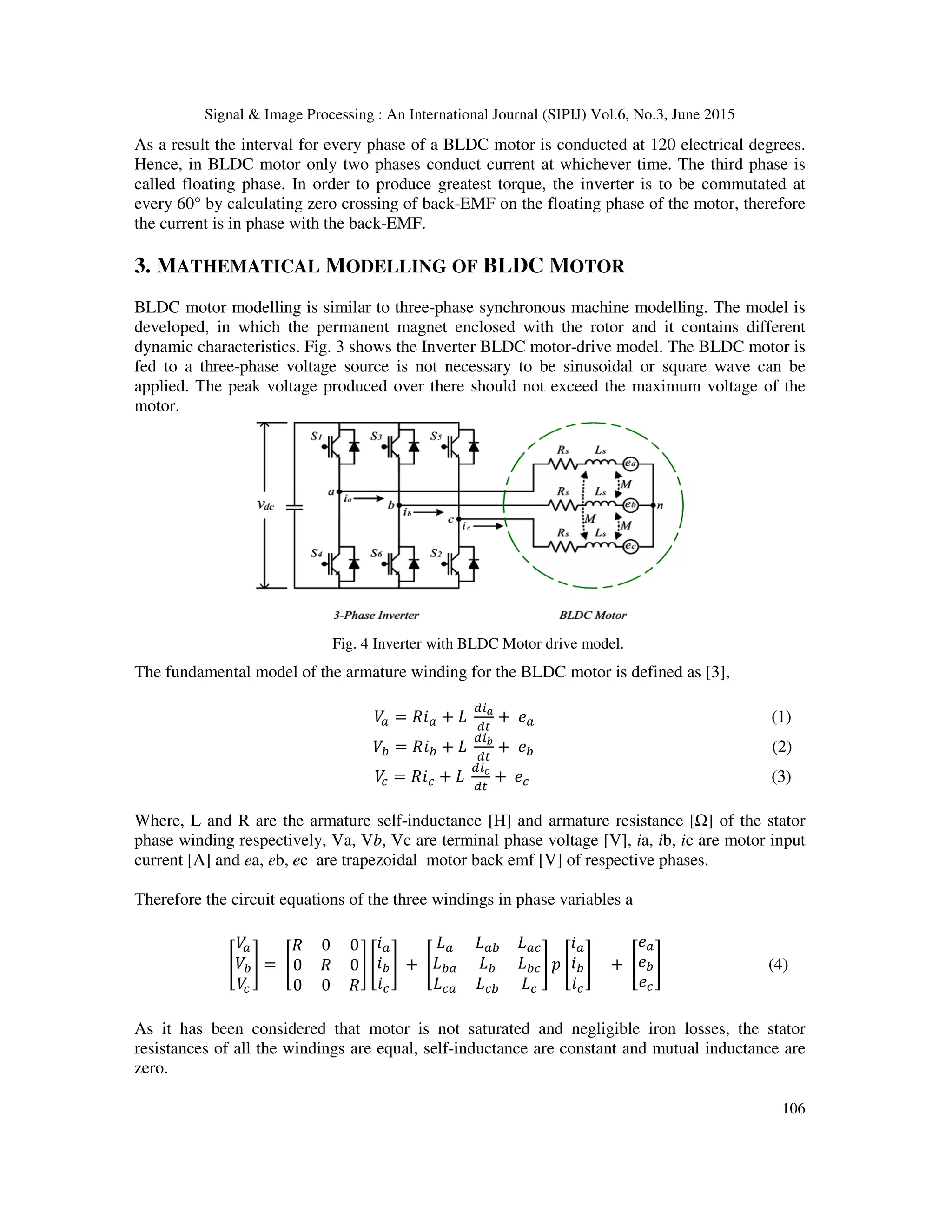 SENSORLESS VECTOR CONTROL OF BLDC USING EXTENDED KALMAN FILTER | PDF