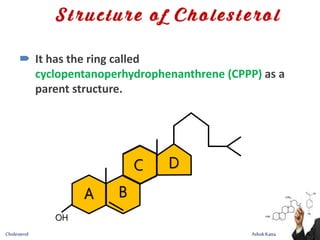 Cholesterol (Chemistry of Lipids - V) | PPSX