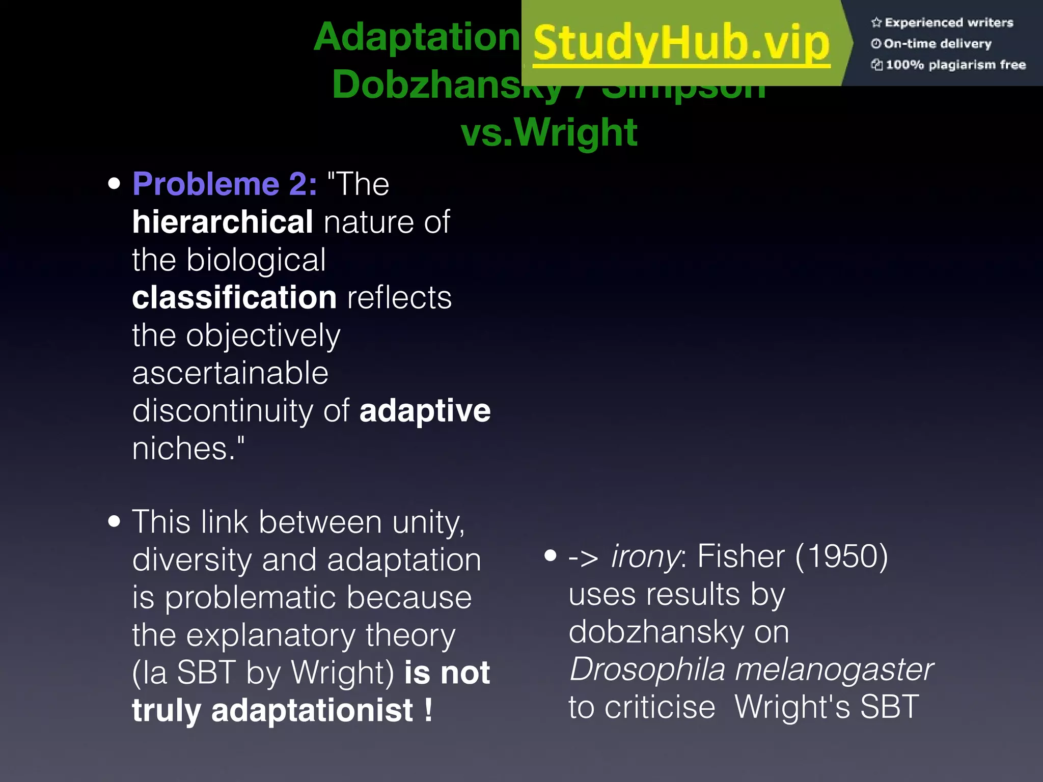 55. The Modern Synthesis And Its Competing Views Of The Explanatory ...