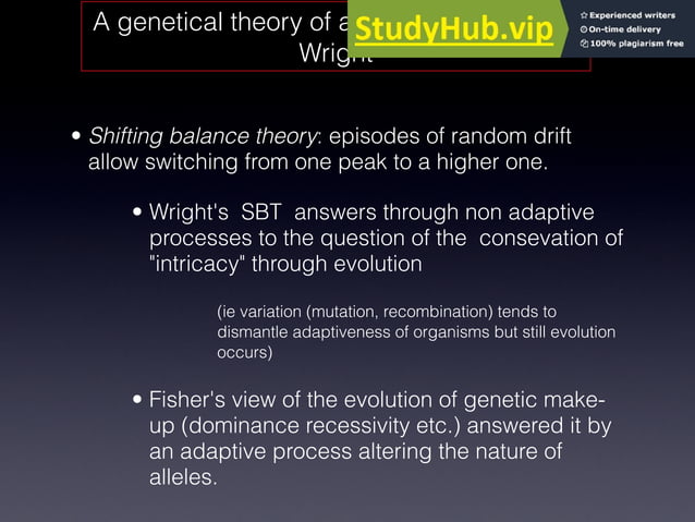 55. The Modern Synthesis And Its Competing Views Of The Explanatory ...