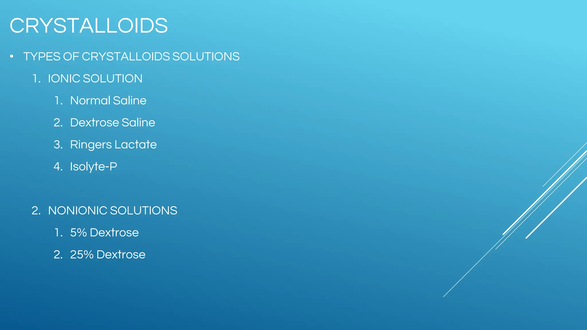 Intravenous fluids composition for learning | PPTX