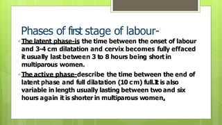 प्रसव.pptx labour and it's stages and mechanism of labour | PPT
