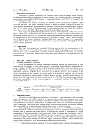 Telecommunication project methods as an effective tool in modern ...
