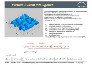 PARTICLE SWARM INTELLIGENCE: A PARTICLE SWARM OPTIMIZER WITH ENHANCED GLOBAL SEARCH QUALITIES ...