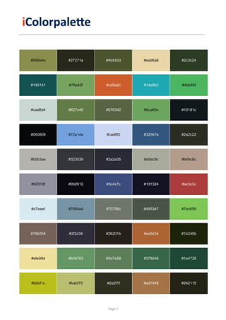 55 nature-color-palettes-1 481259 | PDF