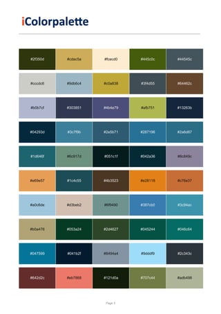 55 nature-color-palettes-1 481259 | PDF