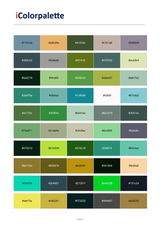 55 nature-color-palettes-1 481259 | PDF