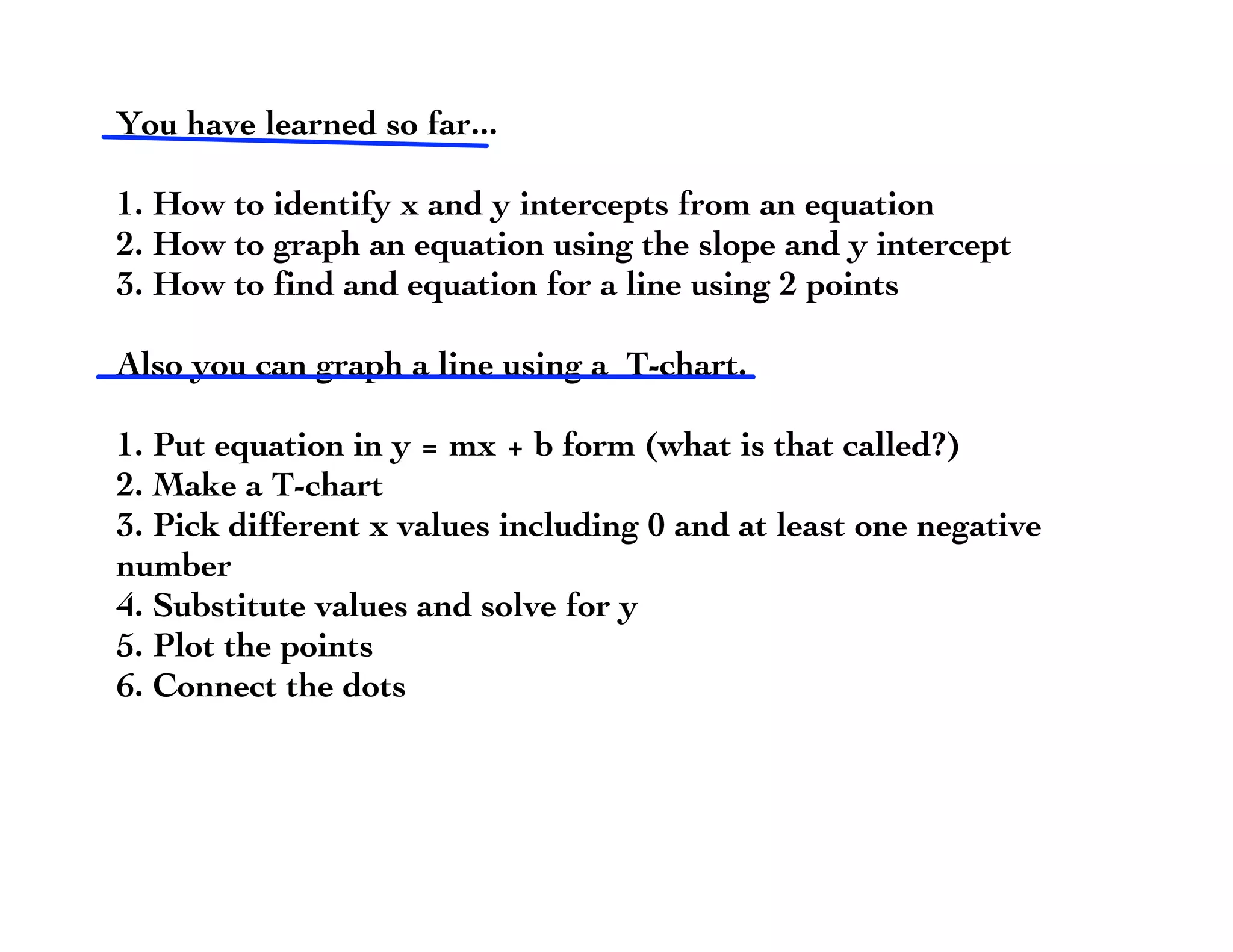 5.5 Point Slope and Standard Form | PDF