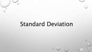 Standard Deviation | PPTX