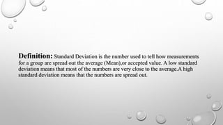 Standard Deviation | PPTX