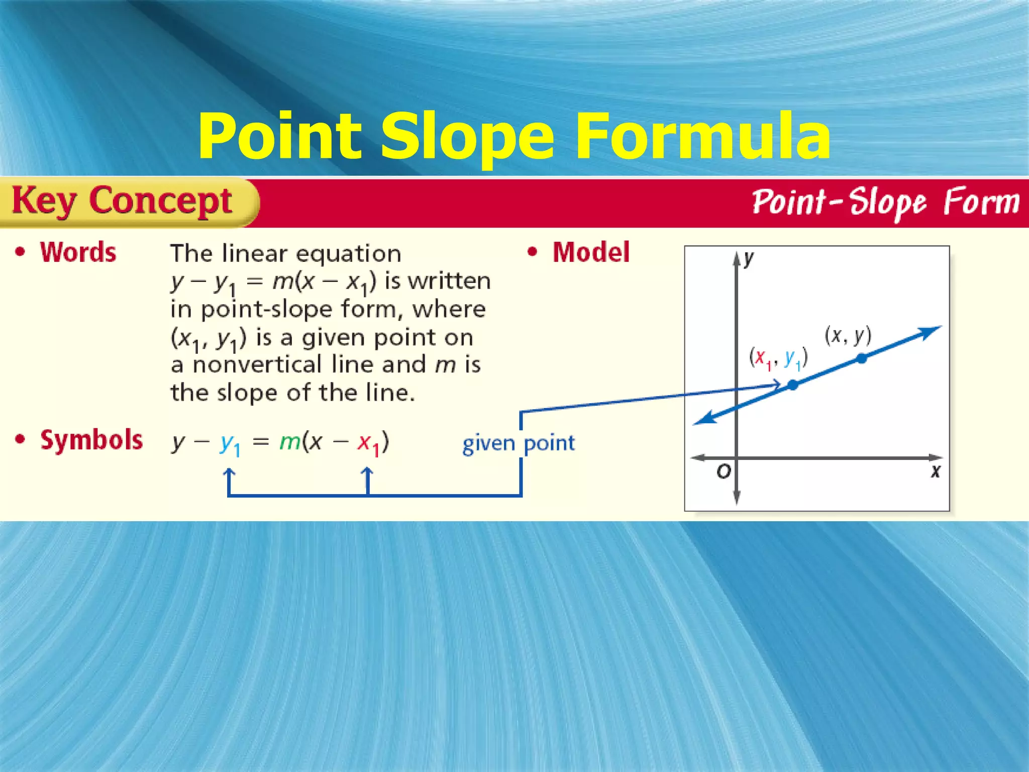 5.5 Standard And Point Slope Forms | PPT