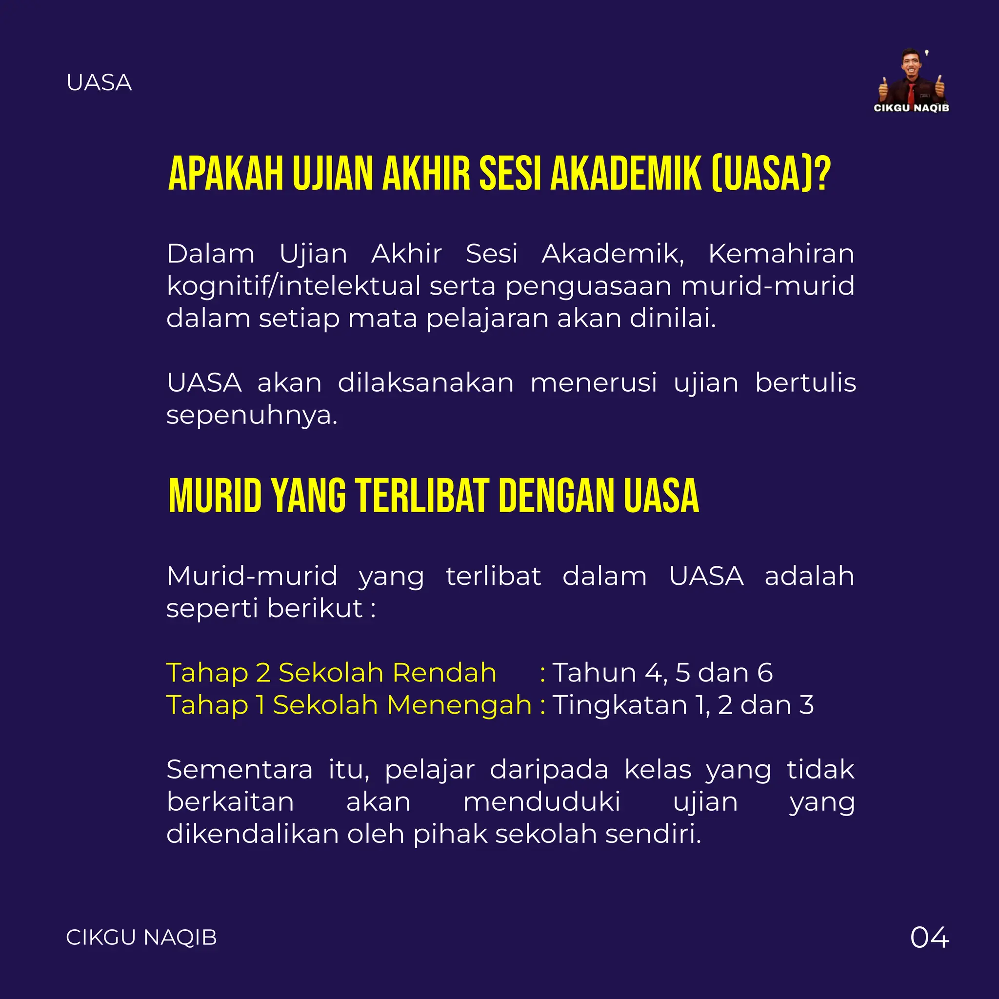 UASA (Ujian Akhir Sesi Akademik) | PDF
