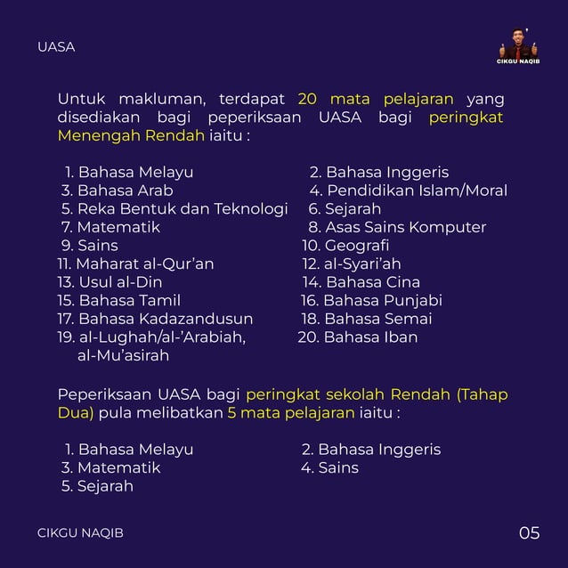 UASA (Ujian Akhir Sesi Akademik) | PDF