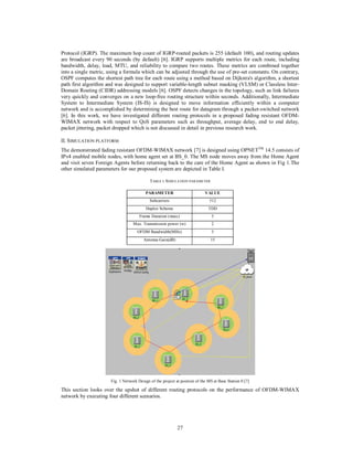 Protocol based QoS Estimation of OFDM-WIMAX Network | PDF | Computer Networking | Computing