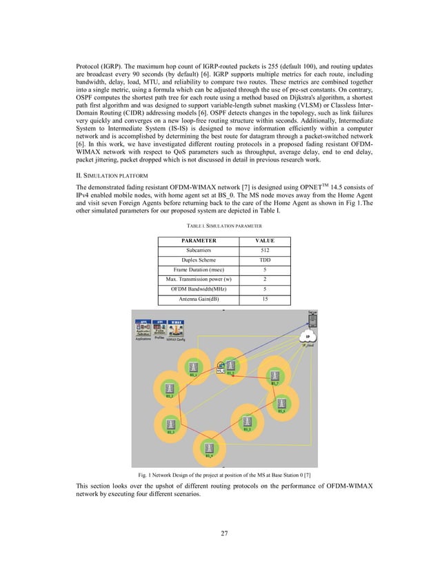 Protocol based QoS Estimation of OFDM-WIMAX Network | PDF | Computer Networking | Computing