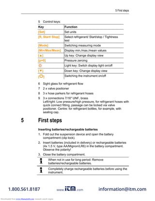 Hướng dẫn sử dụng testo 550 | PDF