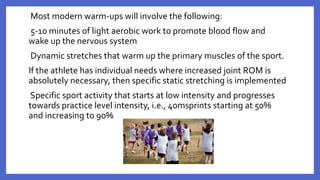 DYNAMIC SPORTS WARM UP | PPT