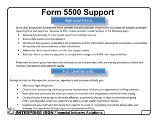 5500 Offering | PPTX