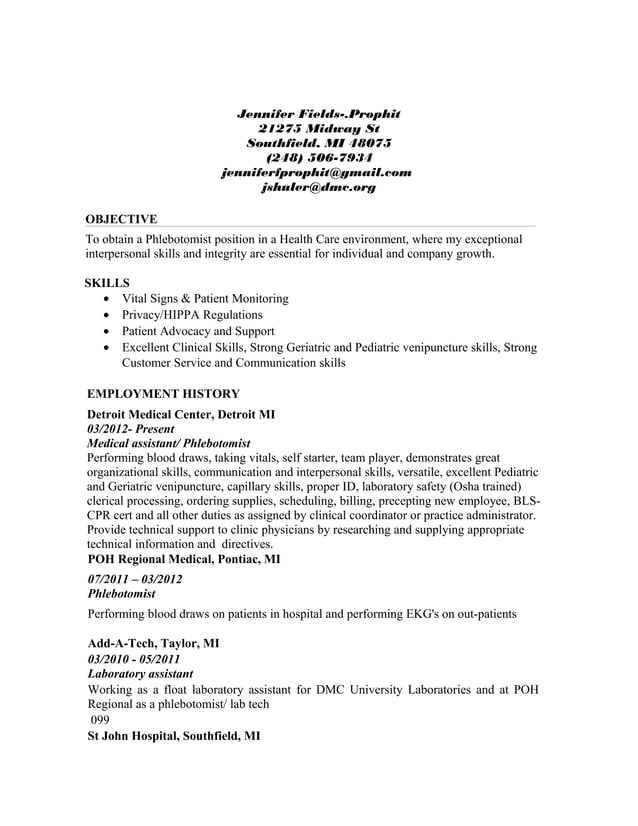 Jennifer cover letter & resume | PDF