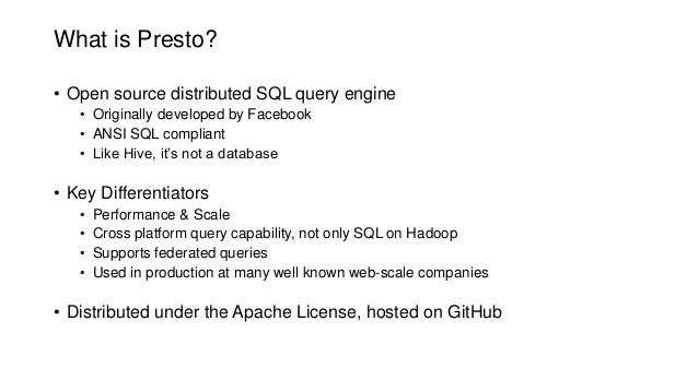 Presto Sql On Anything