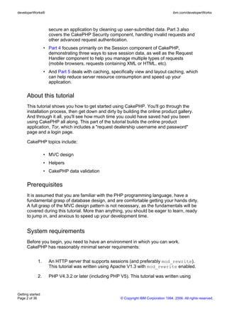5503 cake php-tutorial-no-1-from-ibm | PDF