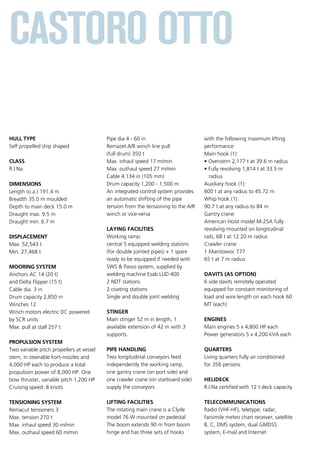 Castore 8 data | PDF