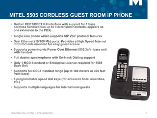 Mitel MiVoice 5505 Guest IP Phone | PPT