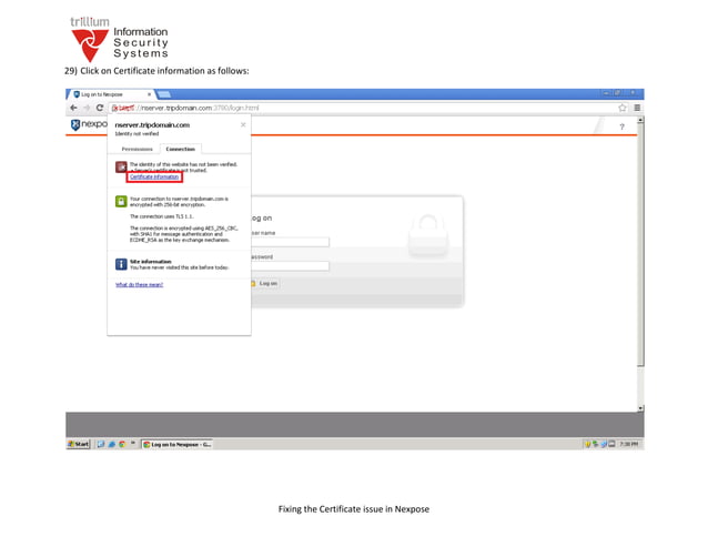 NeXpose Certificate Addition Manual | PDF | Computing | Technology & Computing