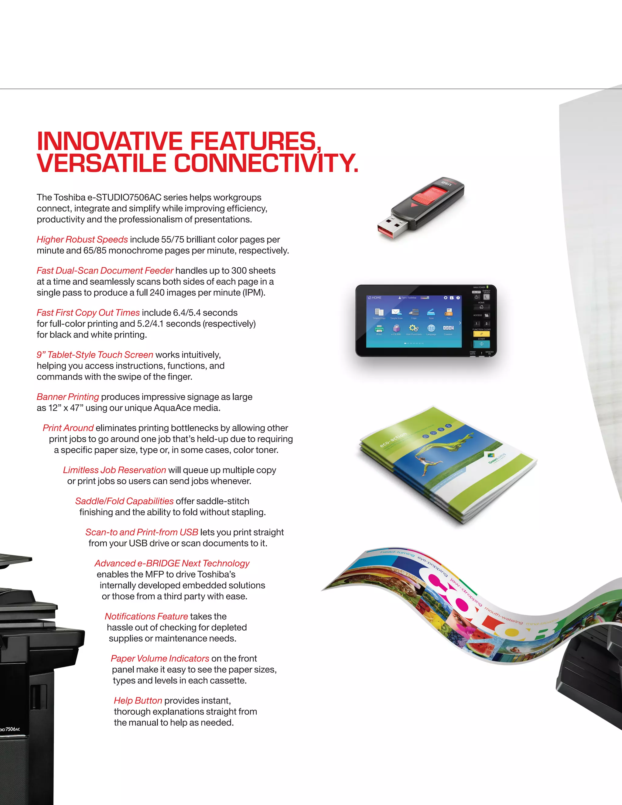 Toshiba e-Studio 5506/7506 brochure | PDF