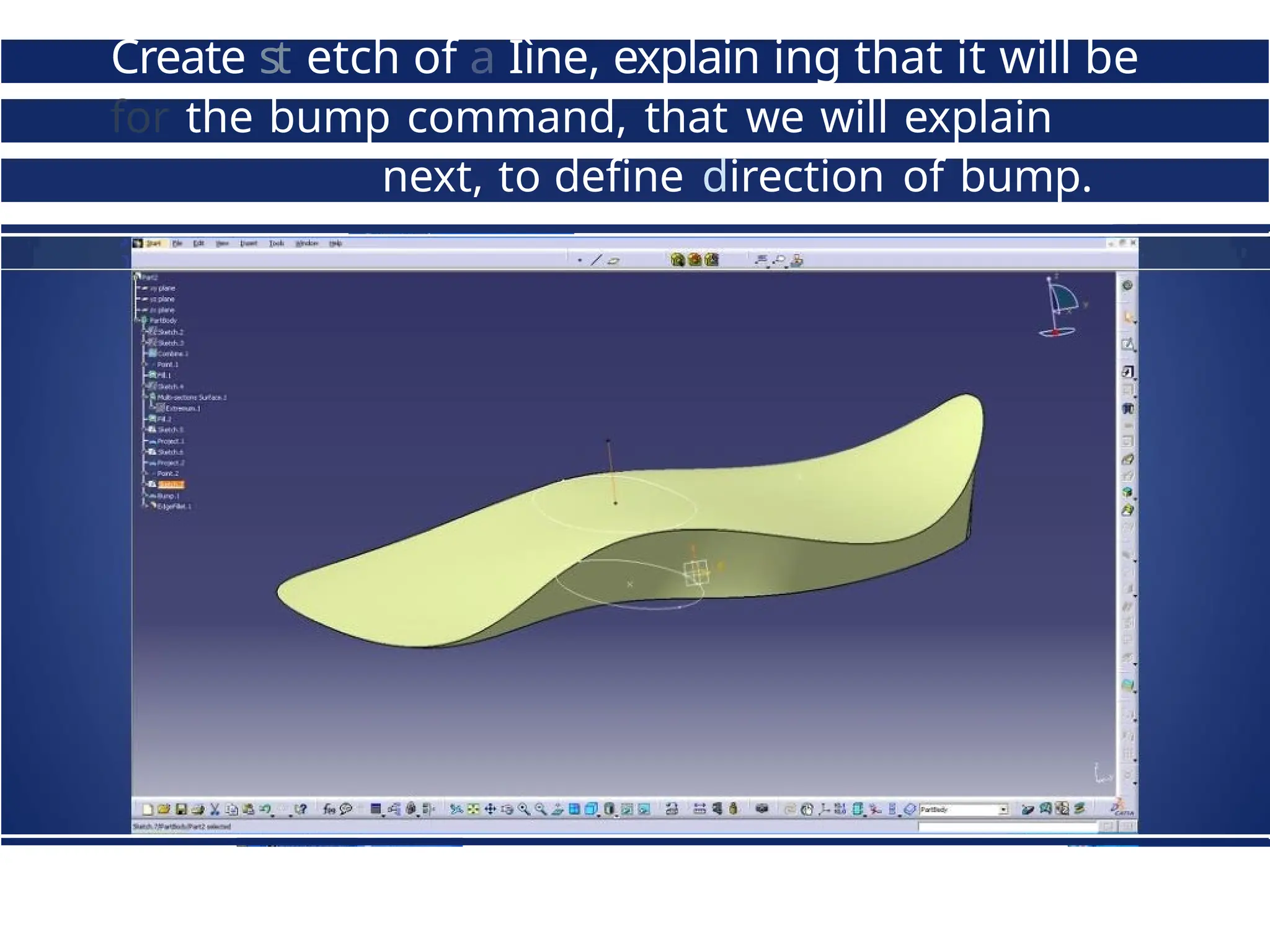 catia ppt for generative shape design catia | PPT