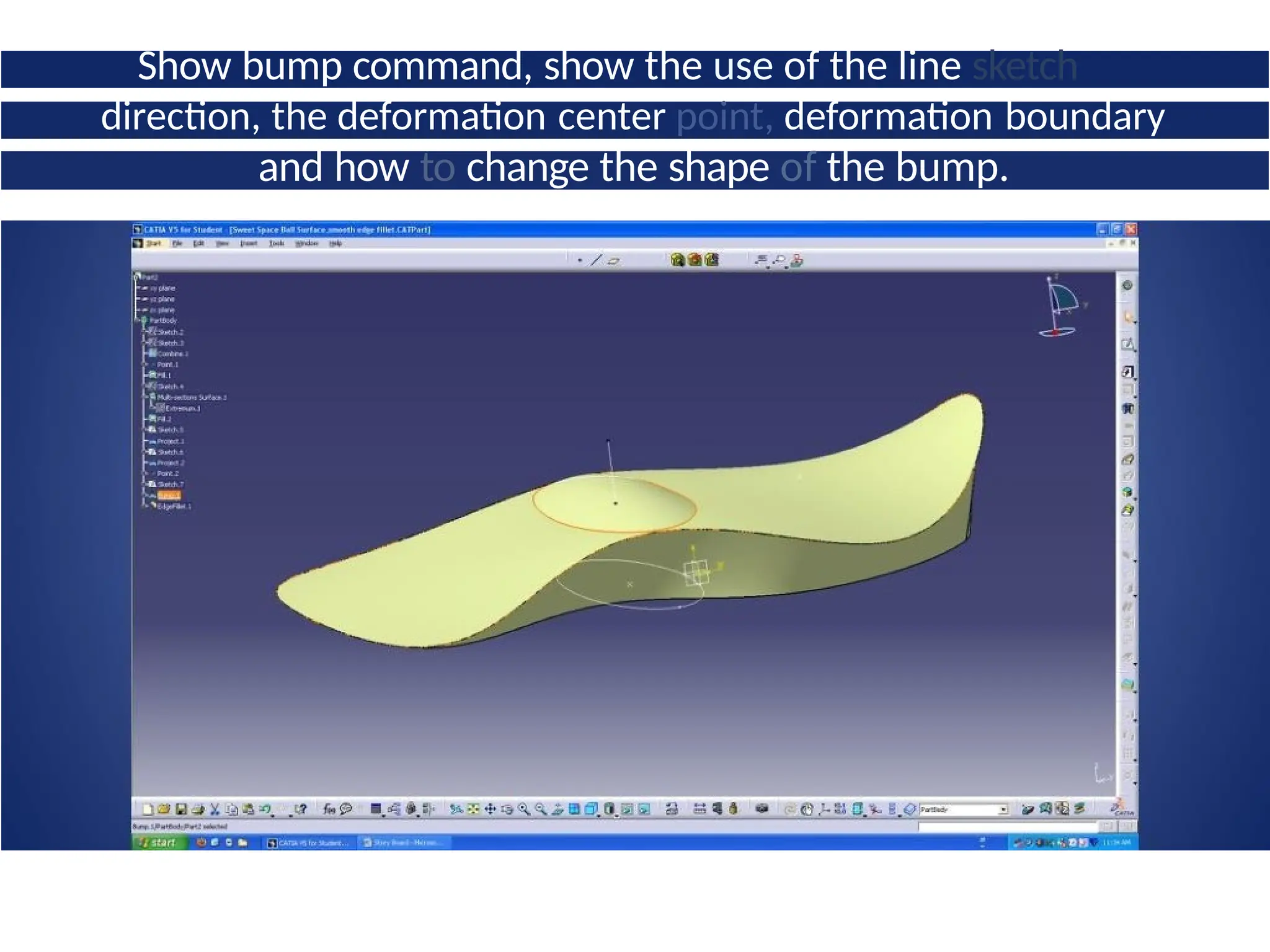 catia ppt for generative shape design catia | PPT
