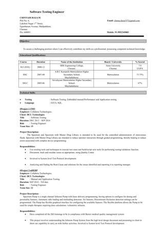 Testing Engineer | PDF