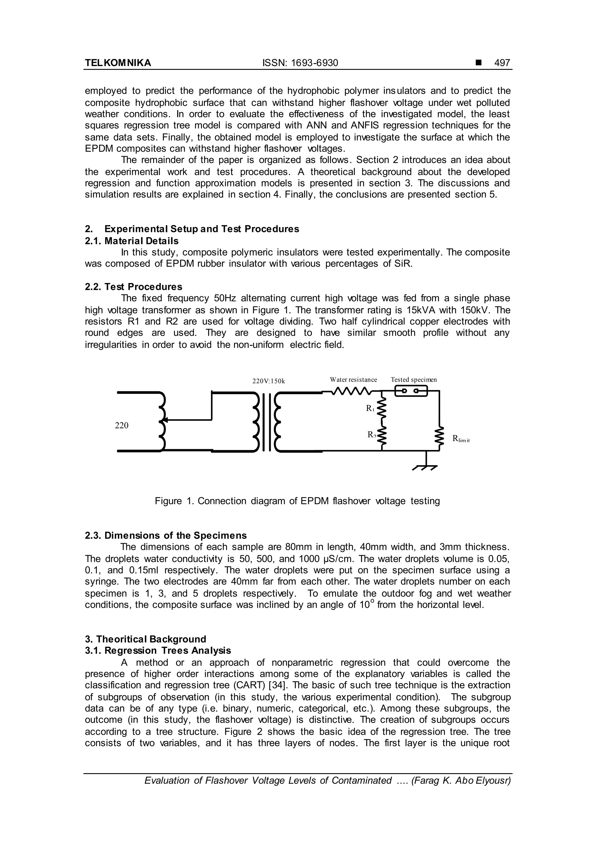 Evaluation of Flashover Voltage Levels of Contaminated Hydrophobic ...
