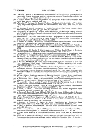 Evaluation of Flashover Voltage Levels of Contaminated Hydrophobic ...