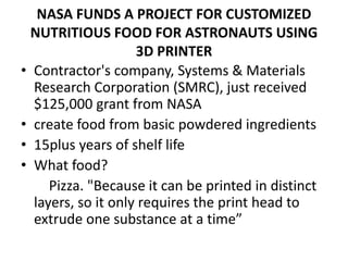3D food printer | PPTX