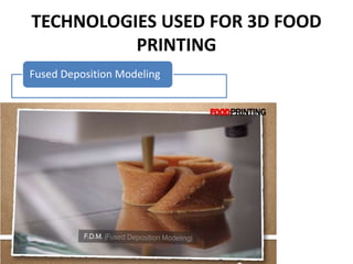 3D food printer | PPTX