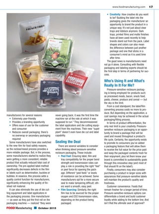 Food Manufacturing Reclosure 10-15 | PDF