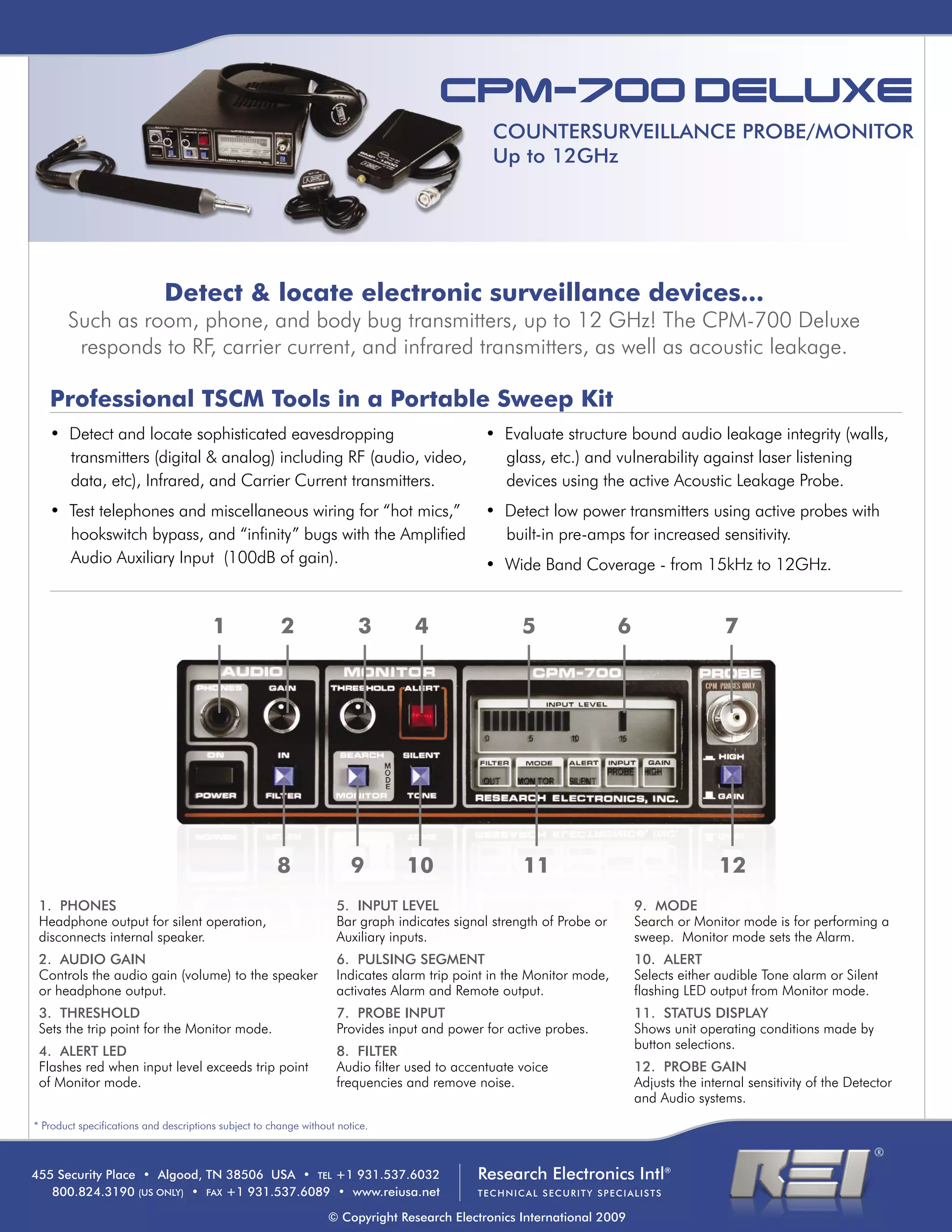 CPM-700 Deluxe datasheet | PDF | Digital Audio | Computer Software and ...