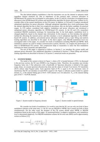 Adaptive resources assignment in OFDM-based cognitive radio systems | PDF