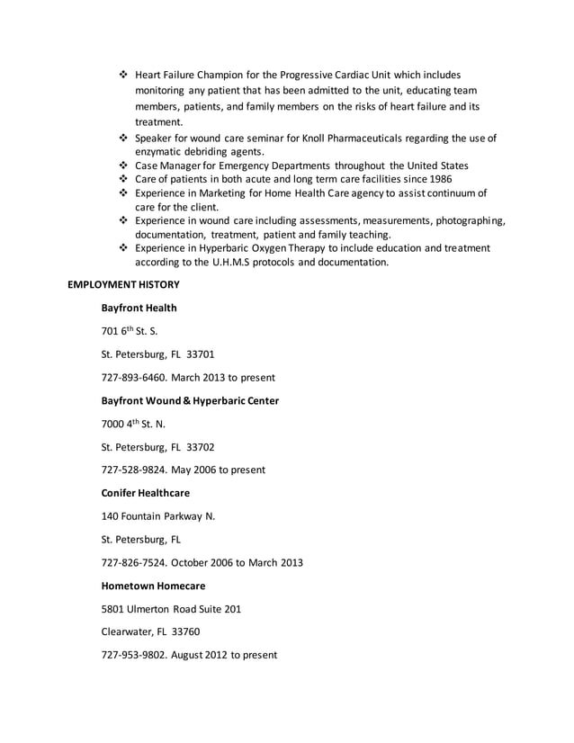 resume dawn 2016 | DOCX