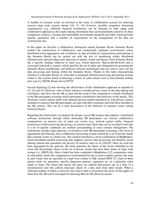 SECURE COLLABORATIVE PROCESSING ARCHITECTURE FOR MITB ATTACK DETECTION | PDF