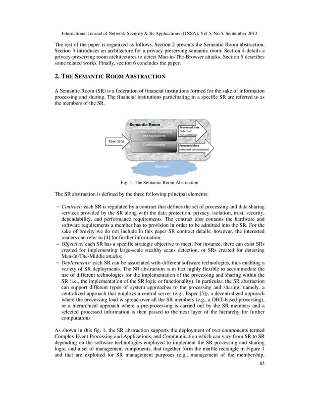SECURE COLLABORATIVE PROCESSING ARCHITECTURE FOR MITB ATTACK DETECTION ...