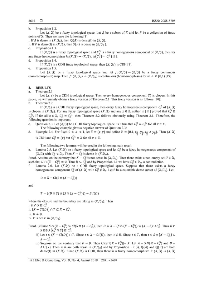 Homogeneous Components of a CDH Fuzzy Space | PDF