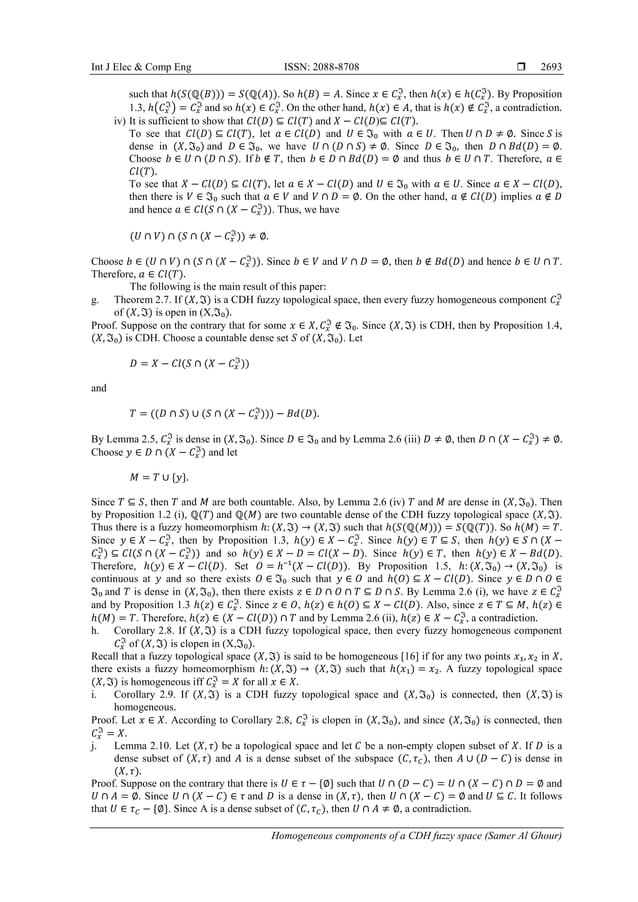 Homogeneous Components of a CDH Fuzzy Space | PDF