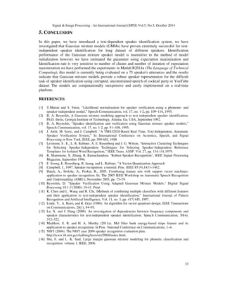 Speaker Identification From Youtube Obtained Data | PDF