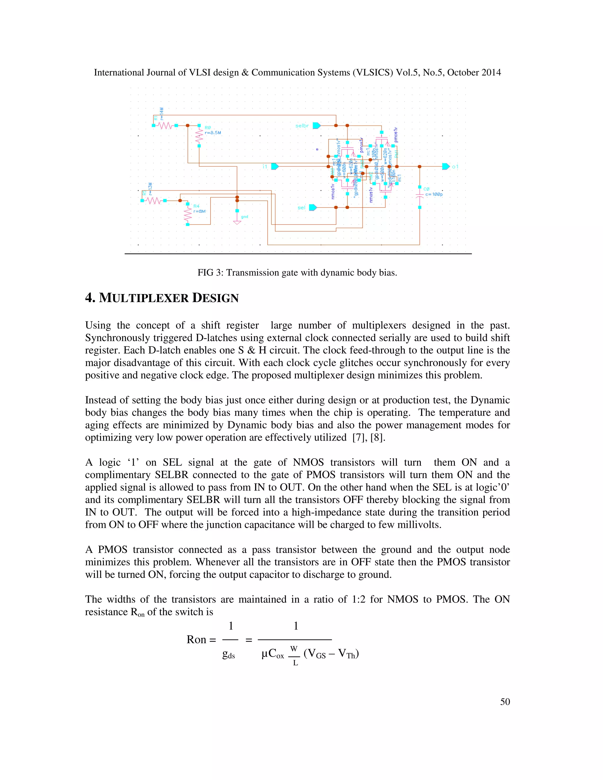 A Sub Threshold Source Coupled Logic Based Design Of Low Power Cmos Analog Multiplexer Pdf
