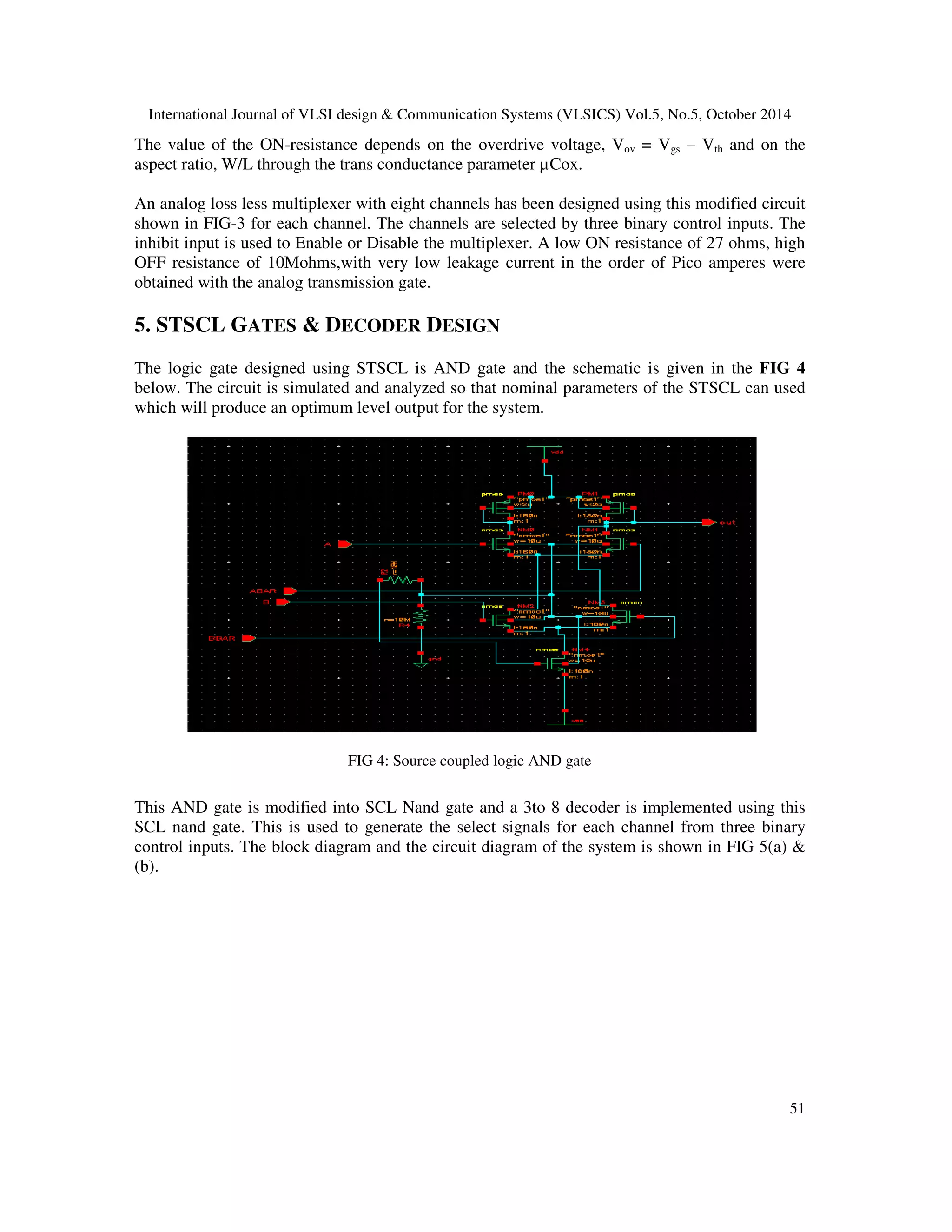 A Sub Threshold Source Coupled Logic Based Design of Low Power CMOS Analog Multiplexer | PDF ...