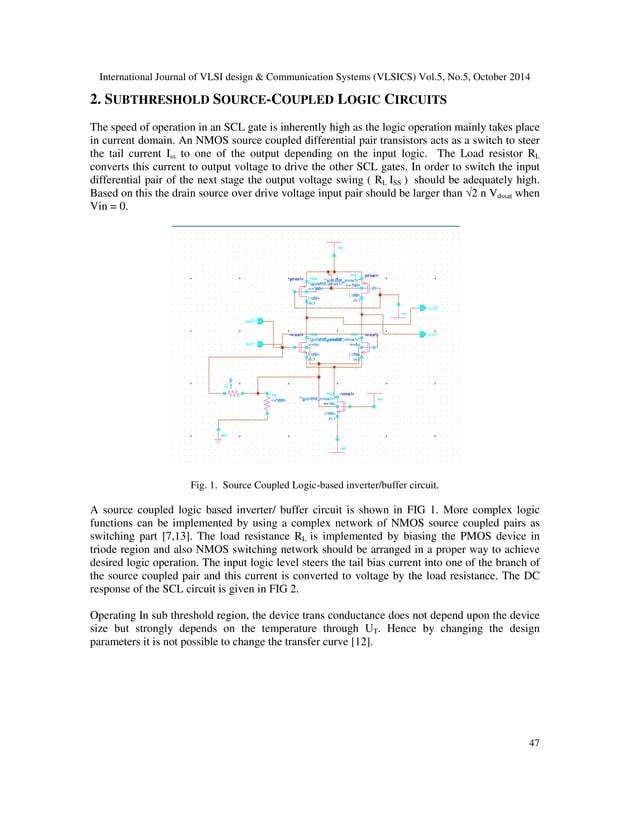 A Sub Threshold Source Coupled Logic Based Design of Low Power CMOS Analog Multiplexer | PDF ...